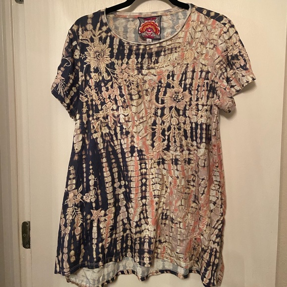Johnny Was | Tops | Johnny Was Embroidered Shirt | Poshmark